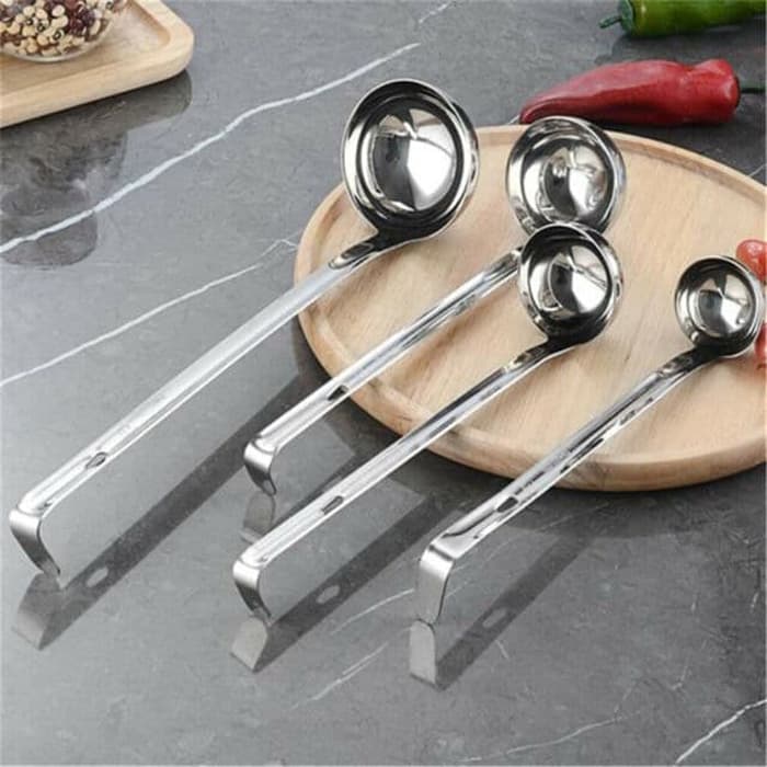 Irus Stainless ukur 30cc / Centong Bakso / Syrup Ladle / Soup Ladle ...