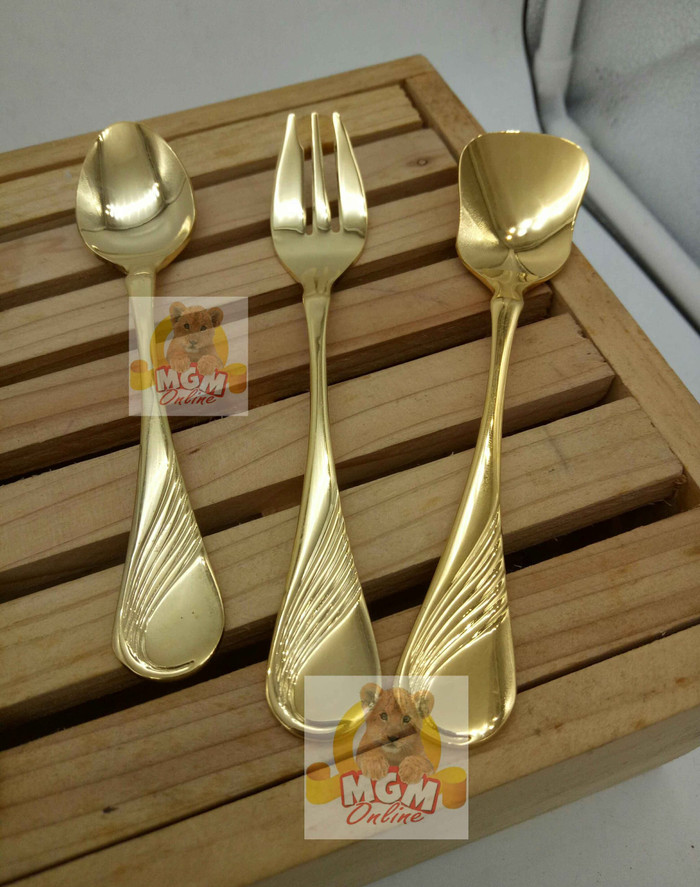 (Made in JAPAN ) Sendok Es Cream Stainless Japan GOLD – Welcome to MGM ...