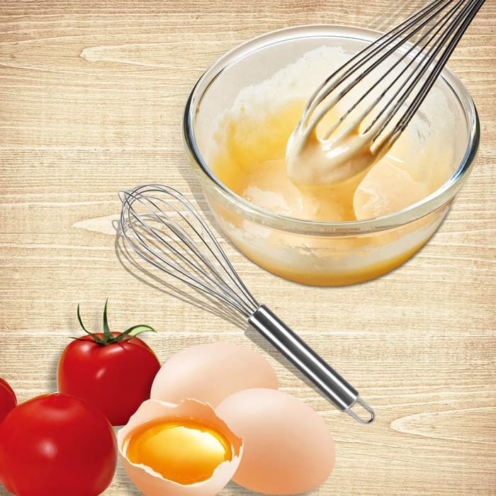 PREMIUM Kocokan Telur Full Stainless 14inch / Egg whisk/ kocokan kue ...