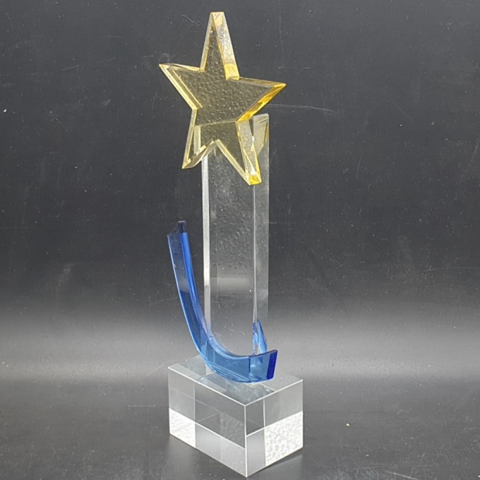 P38 Plakat kristal / Trophy Crystal kaca / Piala Golf / Piala Dunia ...