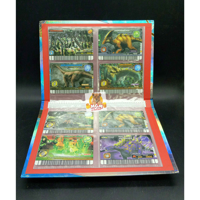Album Dinoking- Tempat Kartu Dinoking Trading Card Game simpan 96 card ...