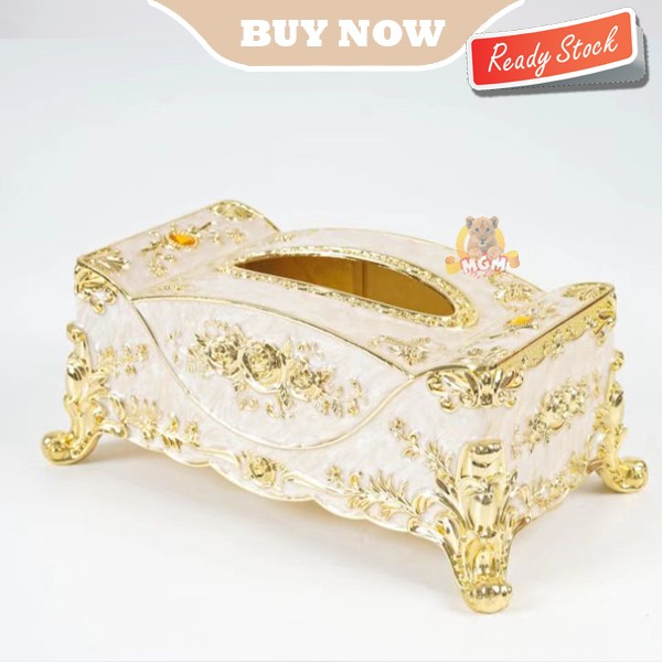 LUXURY Metal Klasik Tempat kotak tisu Tissue Box Classic Berat ...