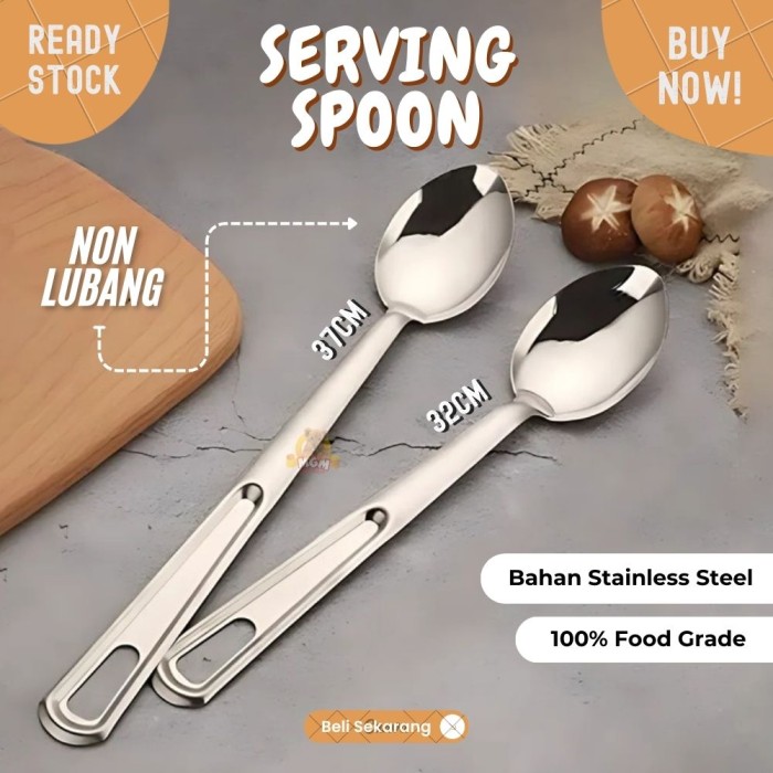 sendok panjang stainless cocok untuk buffet catering dan restaurant ...