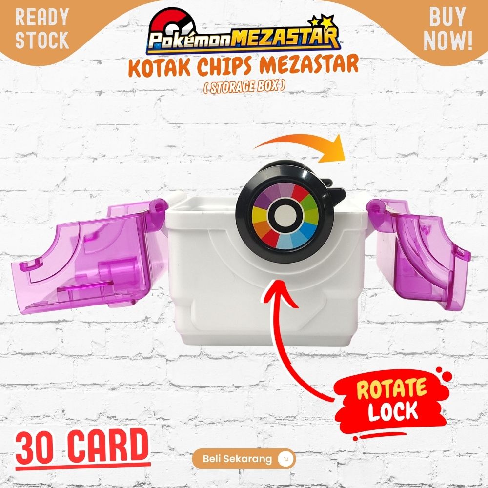 Kotak chip Pokémon Mezastar tempat chip pokemon 30pc – Welcome to MGM ...